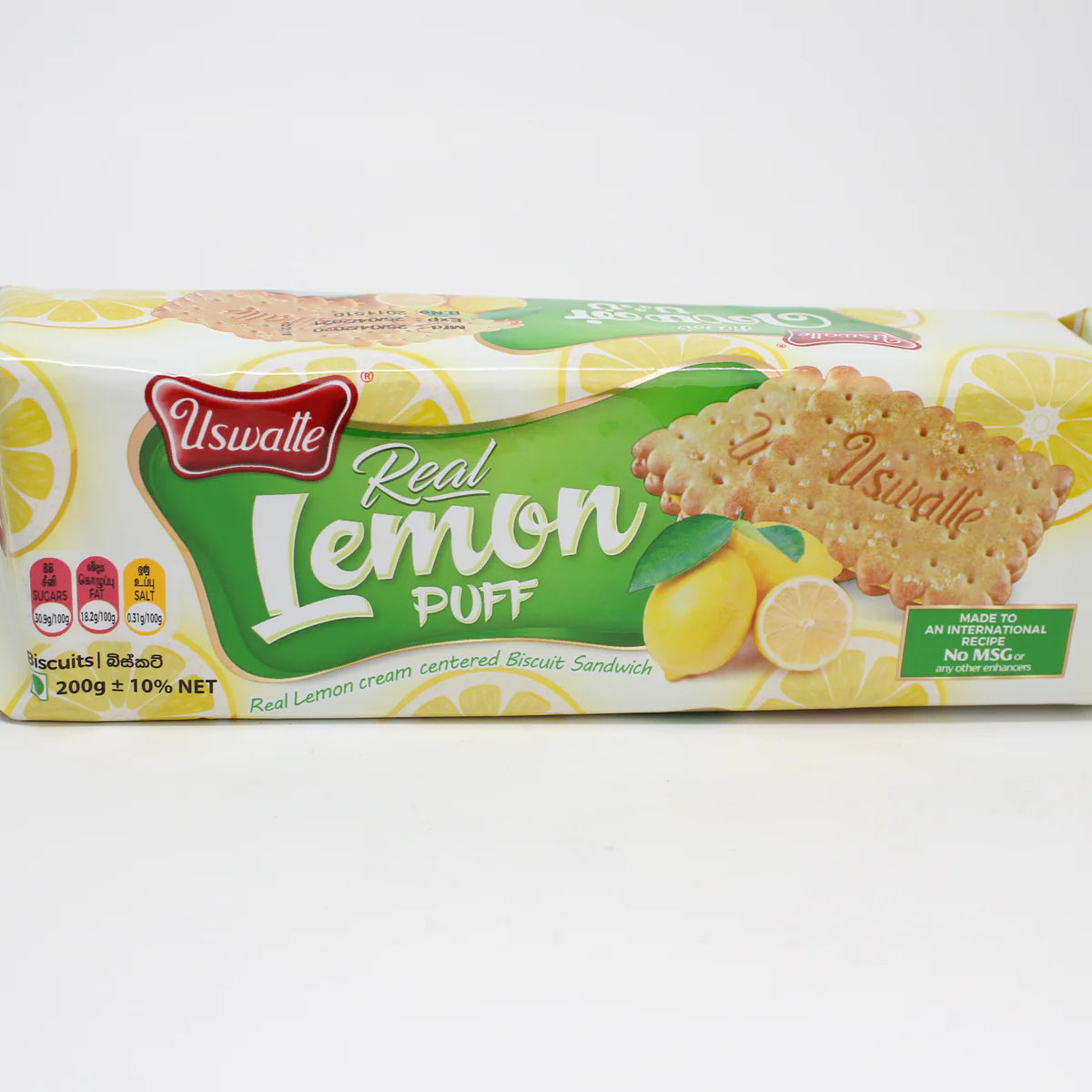Uswatte Real Lemon Puff 200g – Eraa Supermarket